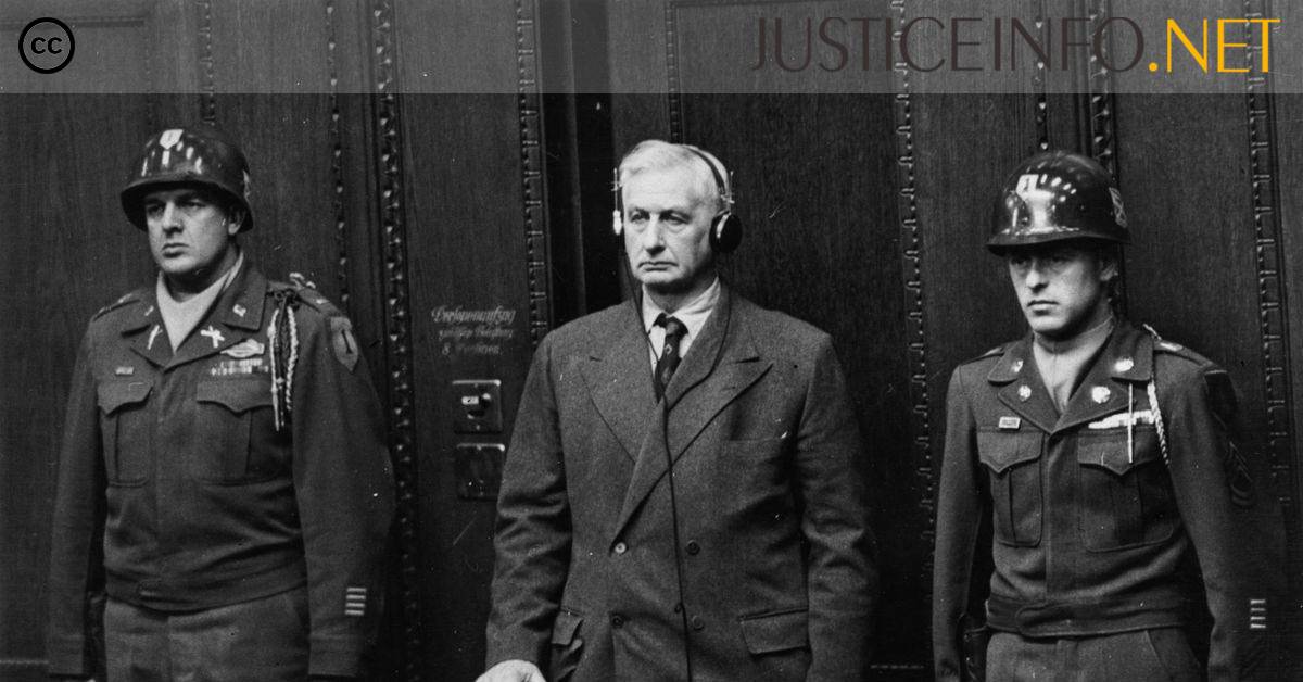 In Nuremberg, “we started to judge company executives and managers ...