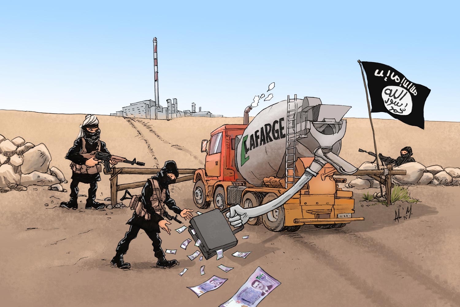 War and business: Lafarge in the dock